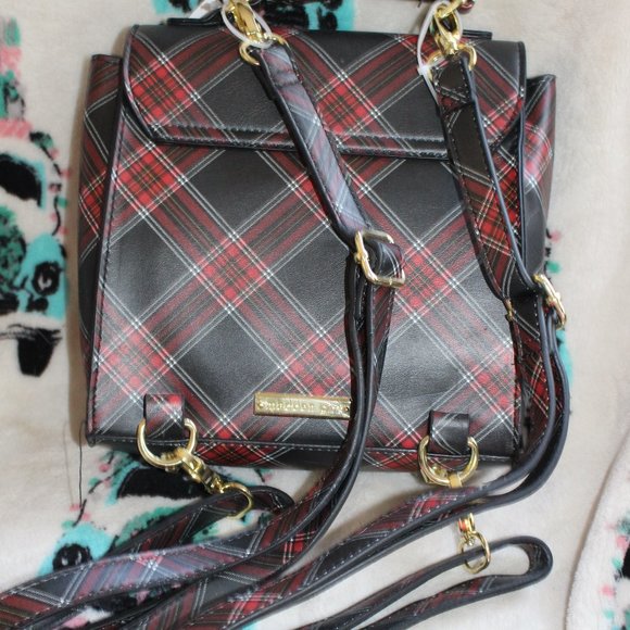 Madden Girl | Bags | Nwot Madden Girl Tartan Plaid Backpack With Top ...